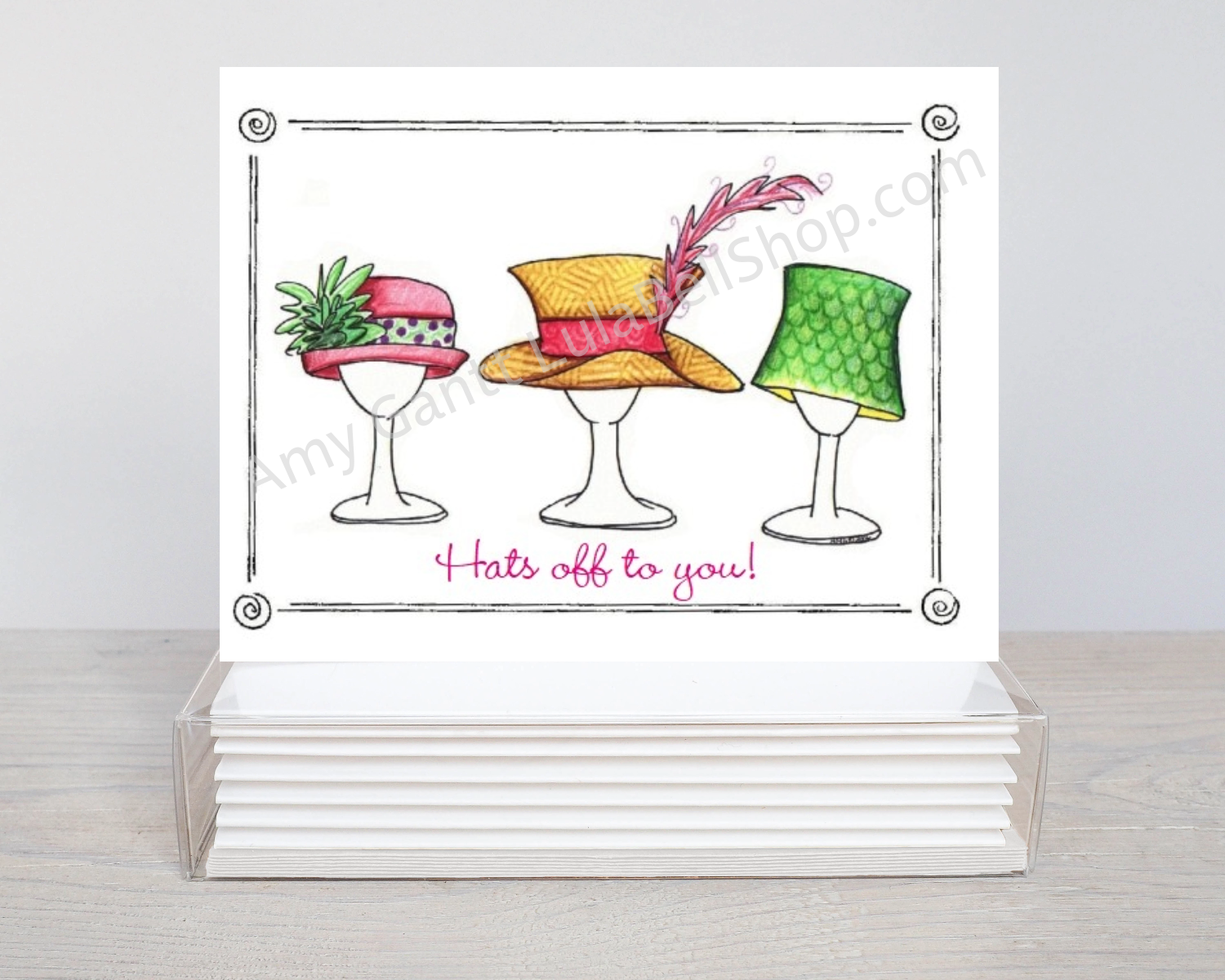 Hat Trio Boxed Note Cards | Lula Bell, Whimsical Cards & Gifts